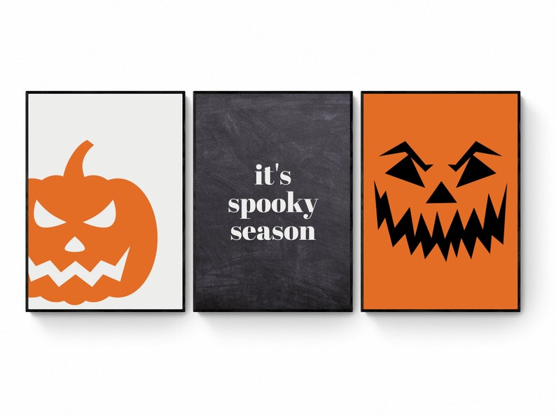 Halloween Art Mega Bundle Set Set of 15 Halloween Gallery - Etsy