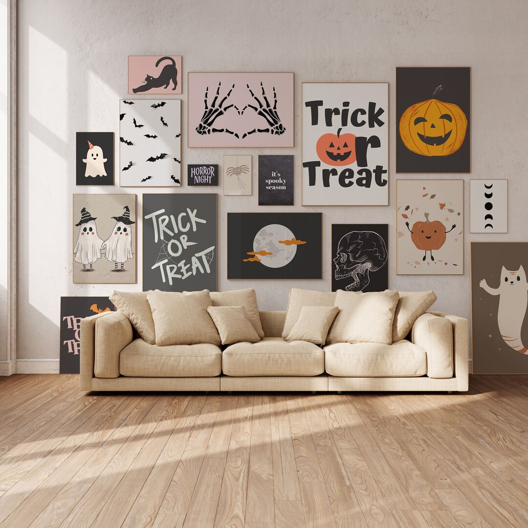 HALLOWEEN 130 PRINTABLES, Halloween Mega Bundle, Halloween Decor ...