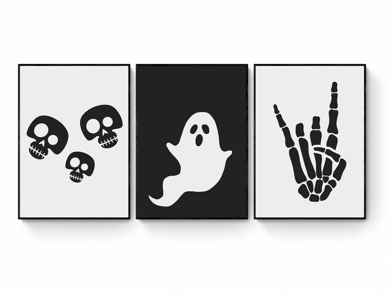Halloween Art Mega Bundle Set Set of 15 Halloween Gallery - Etsy