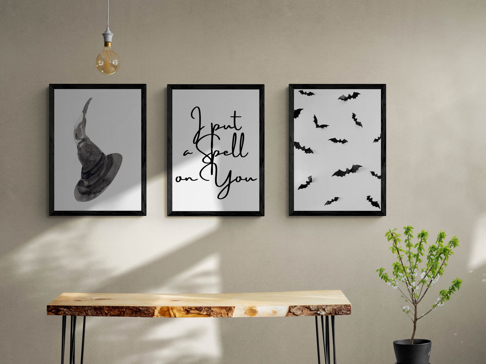 Halloween Set of 6 Prints Halloween Wall Art Halloween - Etsy