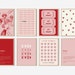 Valentines Day Decor Set of 20 Printables, Valentine Party Decor, Retro ...