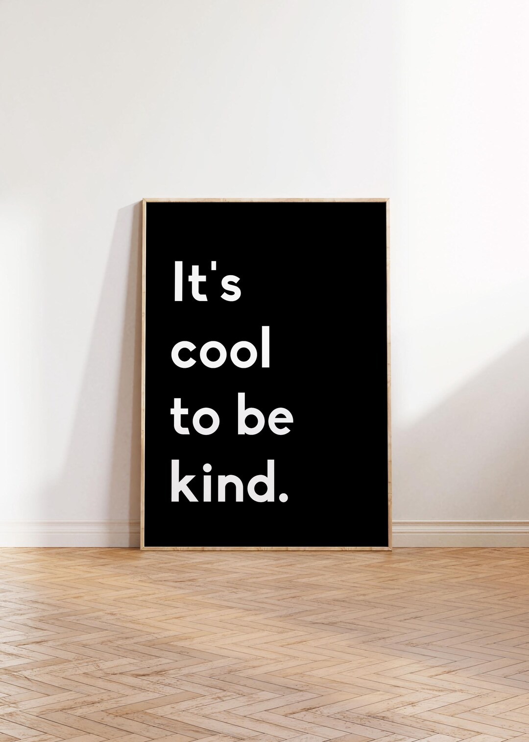 It's Cool to Be Kind Downloadable Print, Nursery Decor, Kids Room ...