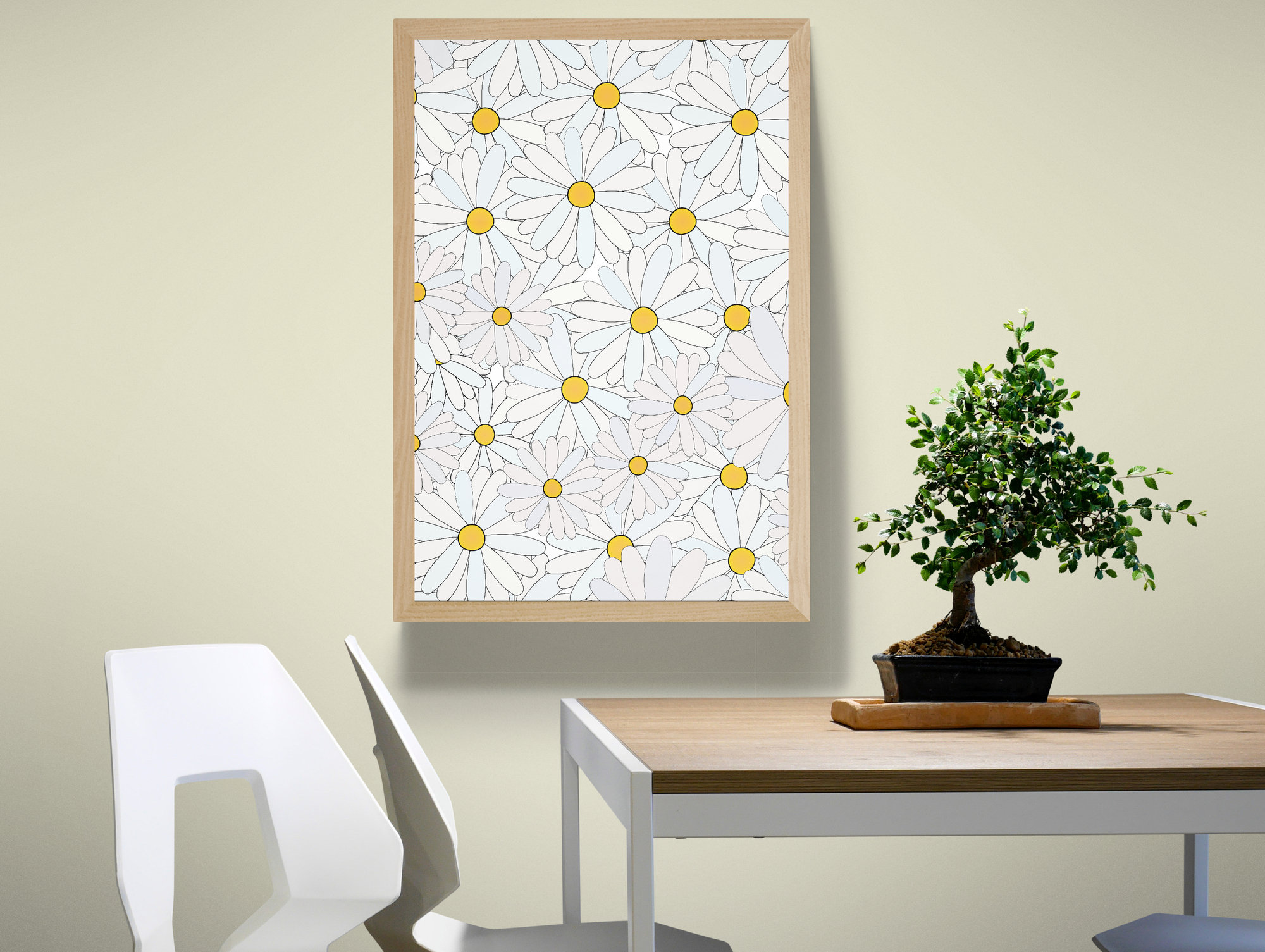 Daisy Flower Print Daisy Art Floral Art Floral Print | Etsy