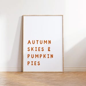 Thanksgiving Decor, 6 Thanksgiving Printable Wall Art, Autumn Fall Home ...