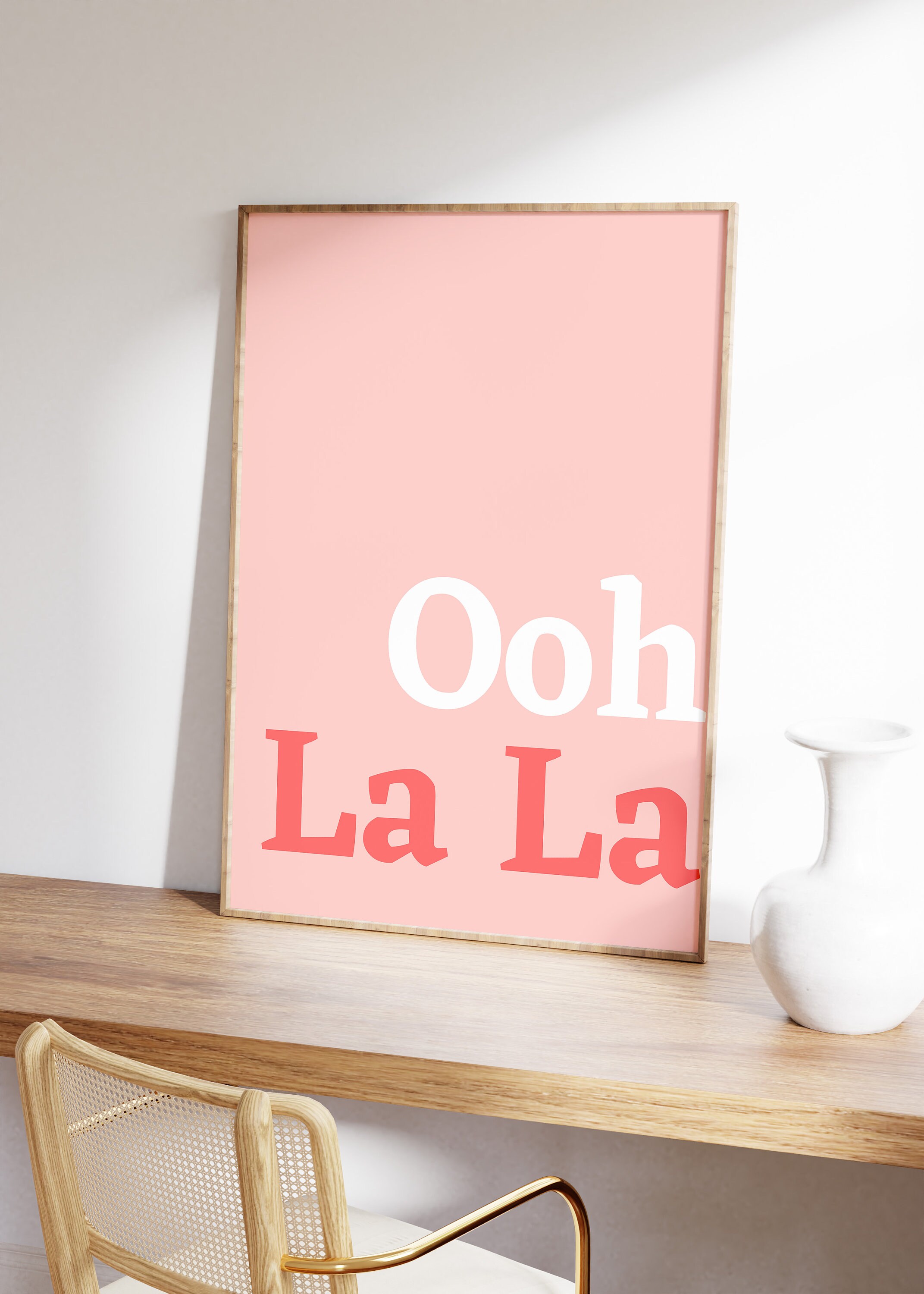 Ooh La La Printable, Ooh La La Poster, Ooh La La Slogan Print, Bathroom ...