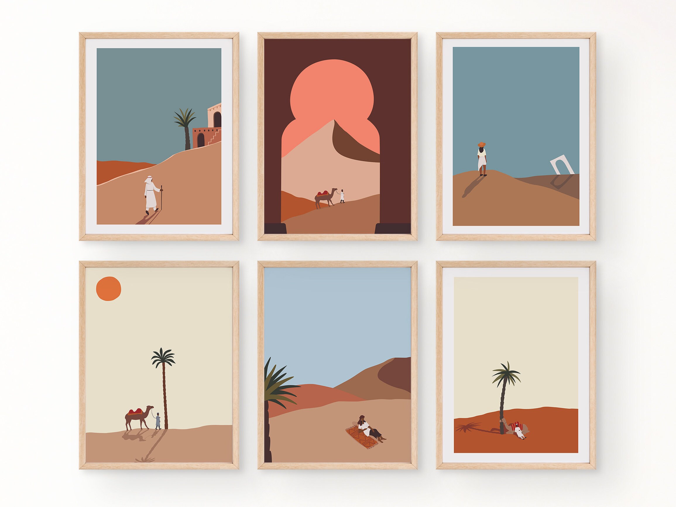 MOROCCO Set of 6 Printable, Travel Print, Adventurer Lover Print ...