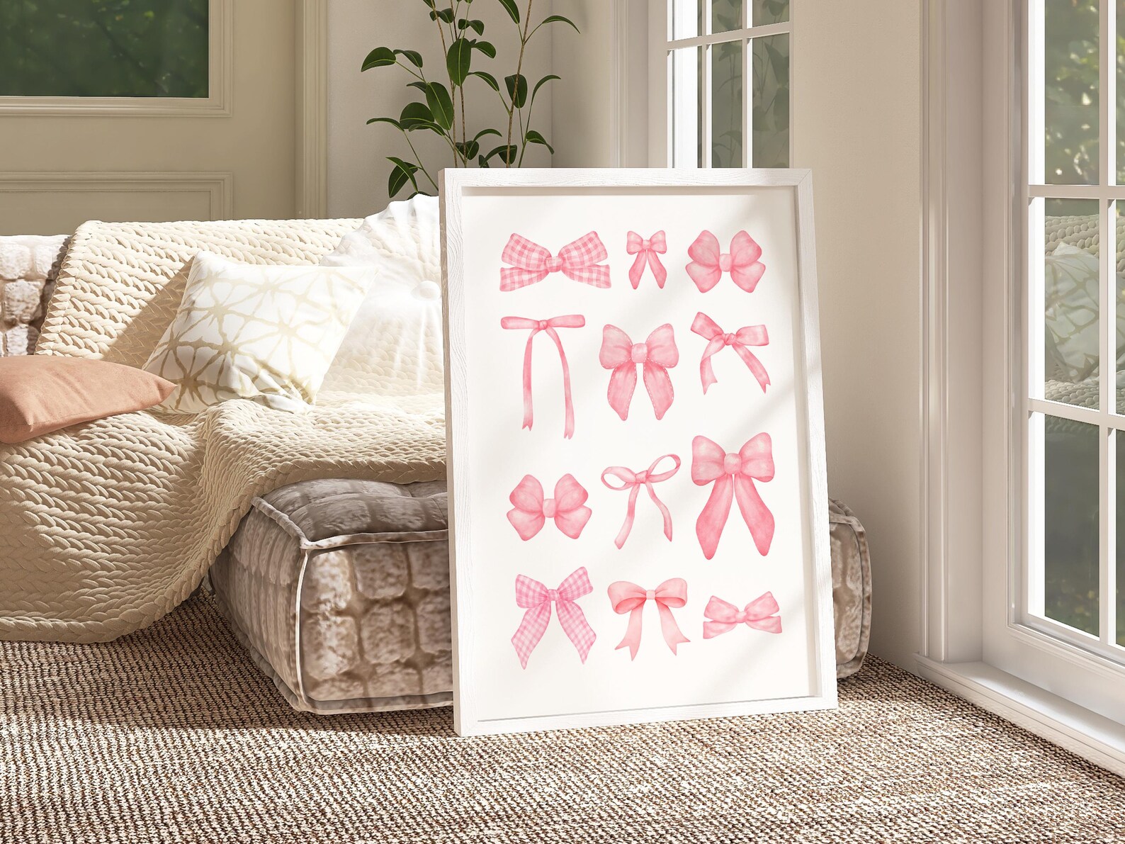 Coquette Bows Poster Set of 6, College Dorm Decor for Girls, Girly ...