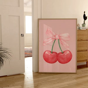 Pink and Red Set of 10 Vibrant Colors Printables, Eclectic Gallery Wall ...