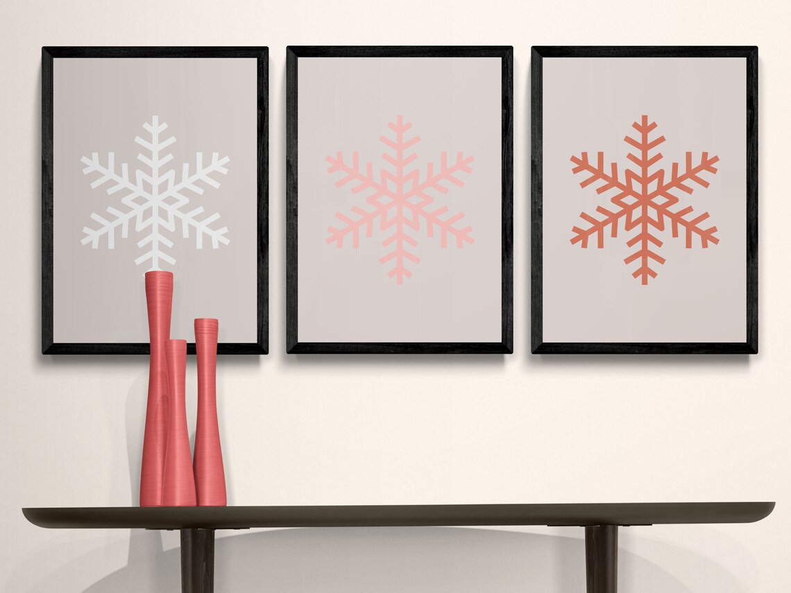 Set of 15 Christmas Prints Christmas Printable Wall Art - Etsy