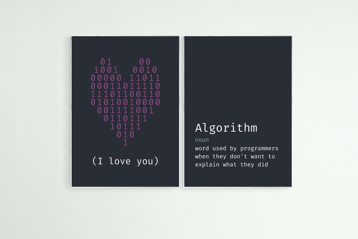 Set of 8 Computer Geek Pintables Nerdy Computer Science - Etsy