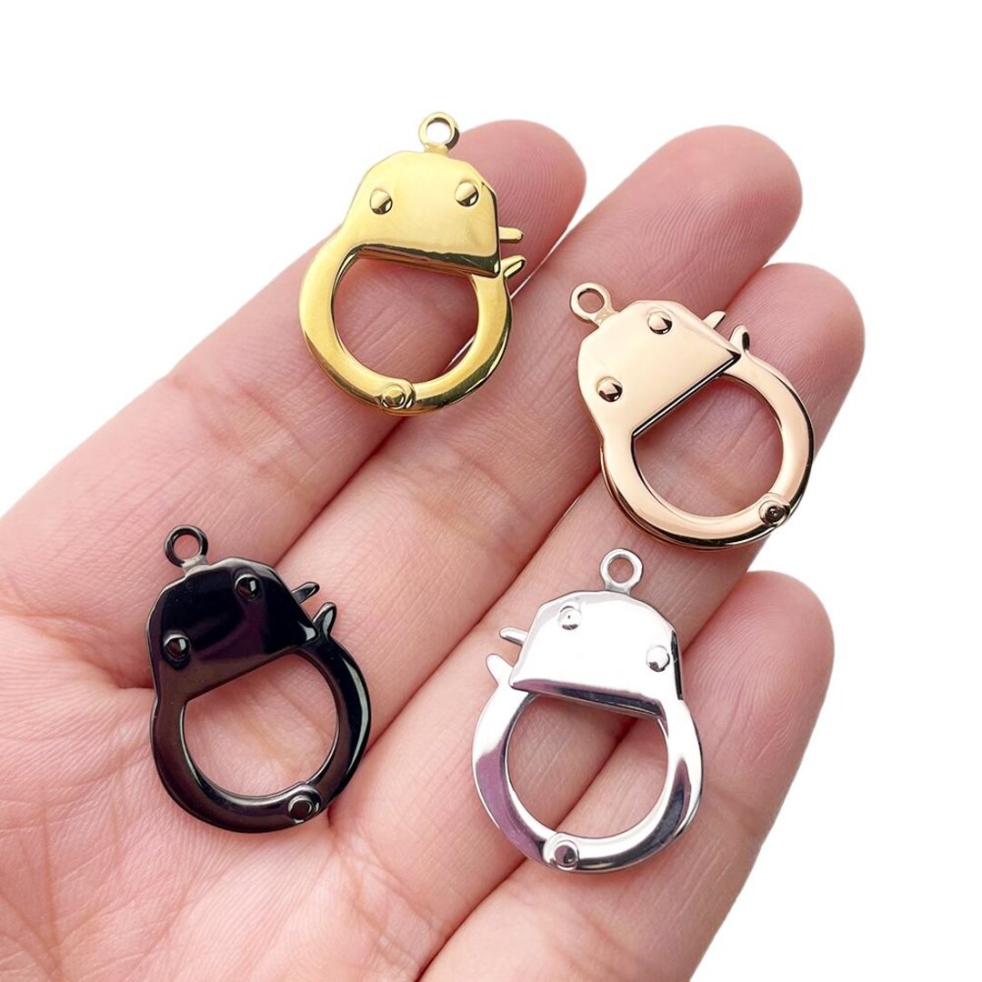 Handcuff Large Clasps,waterproof Stainless Steel Clasp,craft Supplies ...