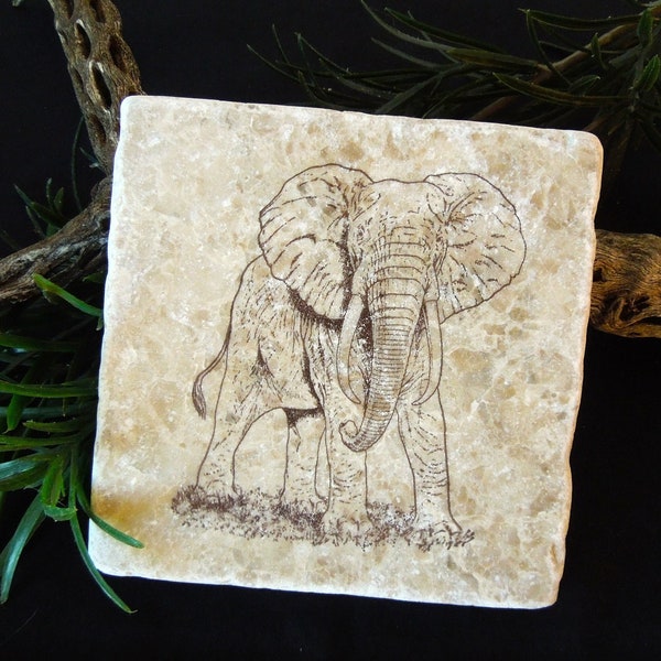Elephant Tile - Etsy