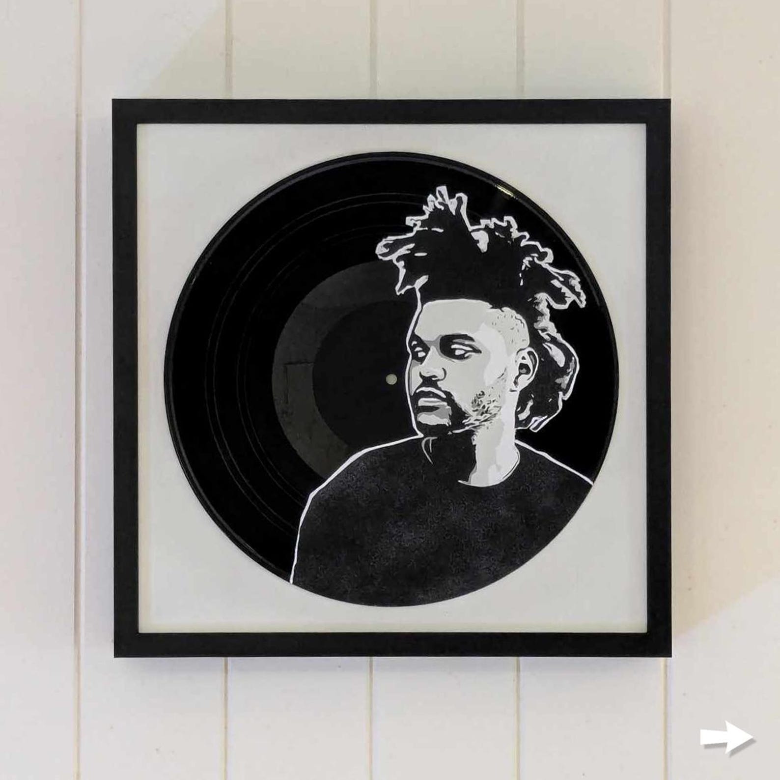The Weeknd Vinyl Record Art - Handmade - Etsy