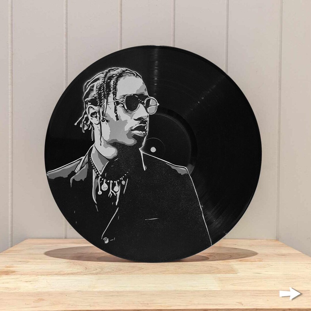 ASAP Rocky Vinyl Record Art - Handmade - Etsy