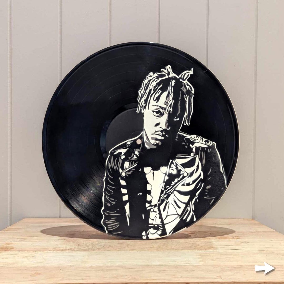 Juice Wrld Vinyl Record Art - Handmade - Etsy