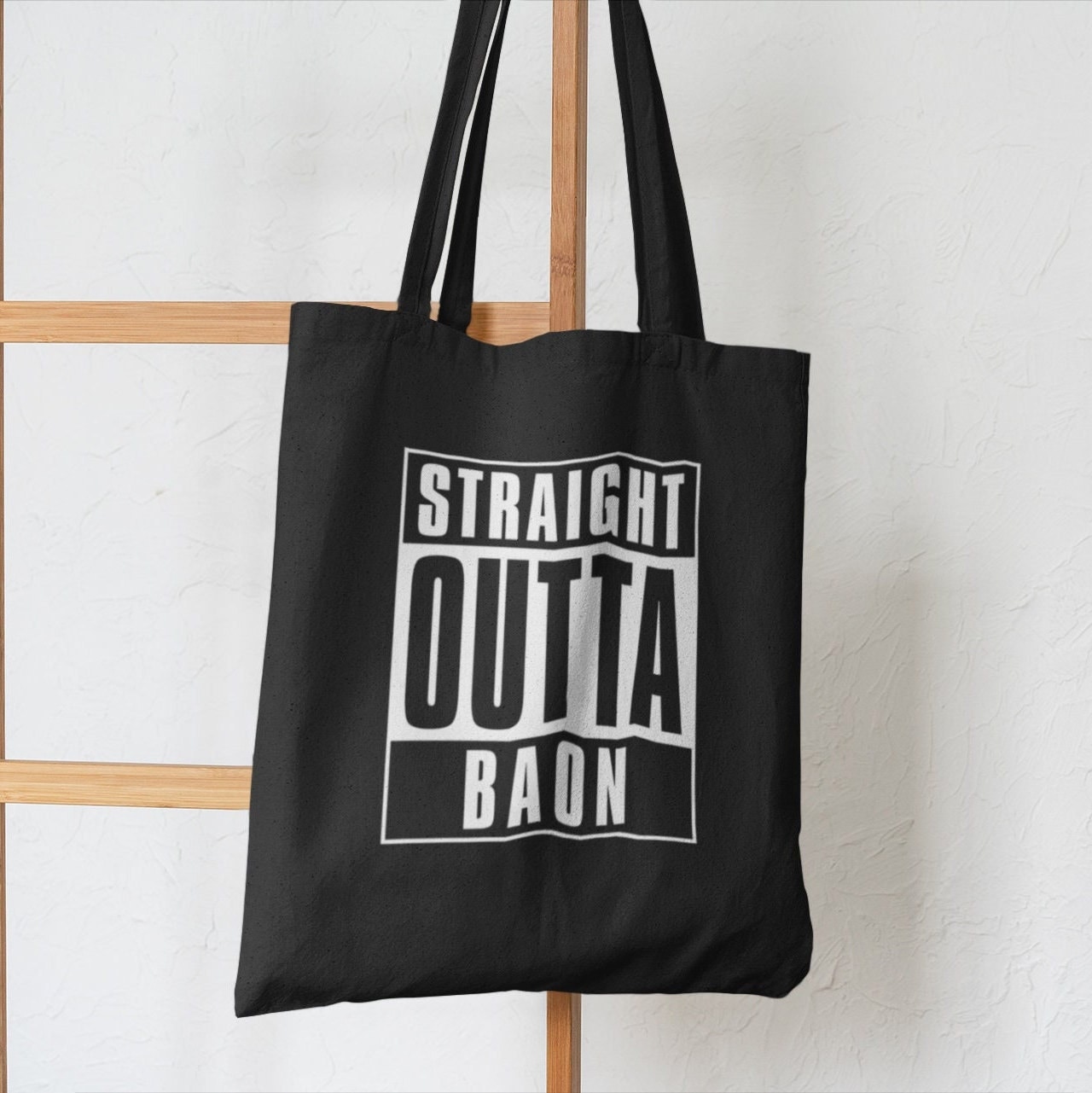 Filipino Tote Bag | Tagalog Canvas Tote | Straight Outta Baon Eco ...