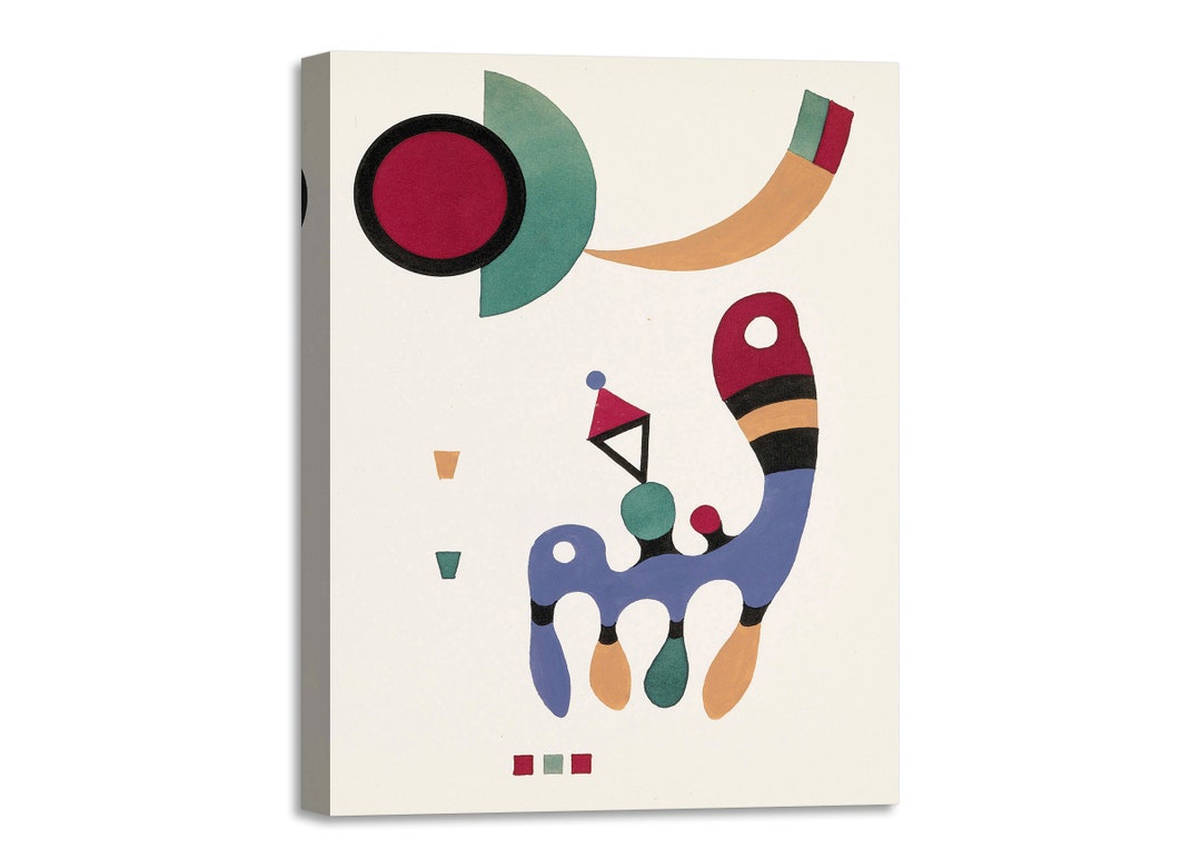 Rahmendruck auf Leinwand mit Holzrahmen Wassily Kandinsky 11 Bilder und 7 Gedichte - Etsy.de