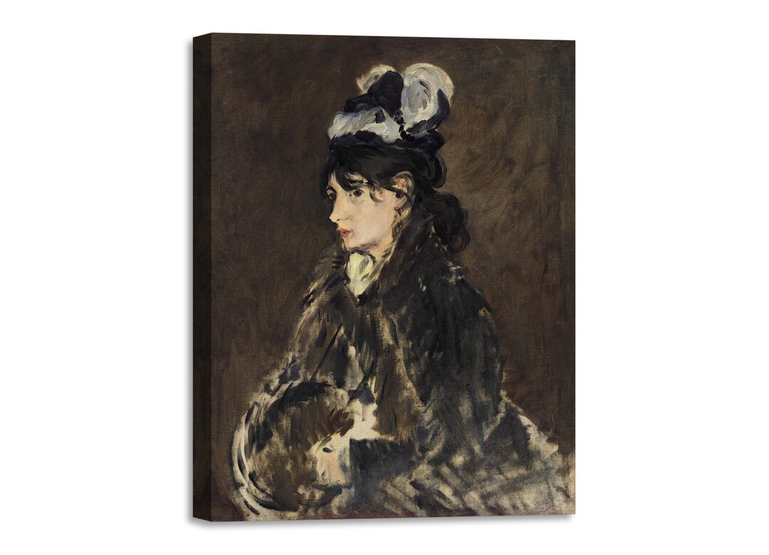Canvas Print With Wooden Frame Edouard Manet - Berthe Morisot - Printed ...