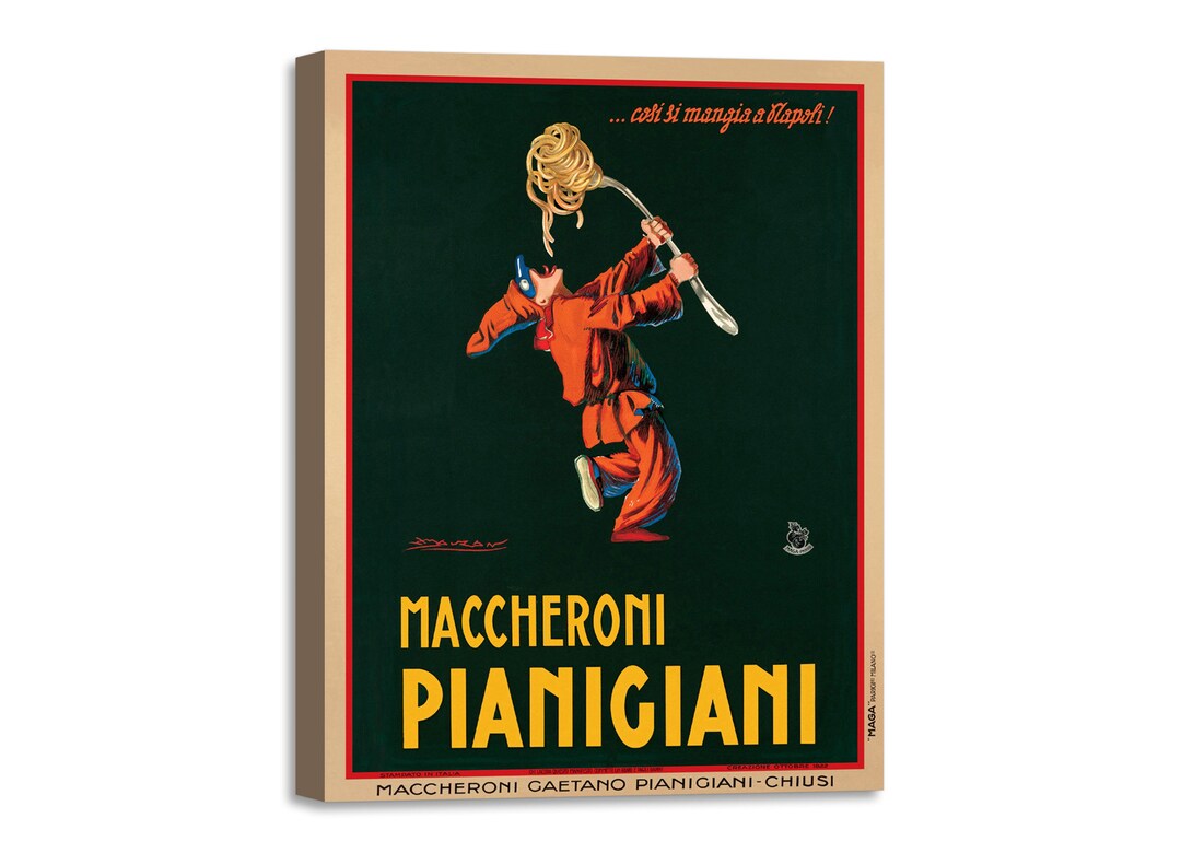 Canvas Print Painting With Wooden Frame Achille Luciano Mauzan ...