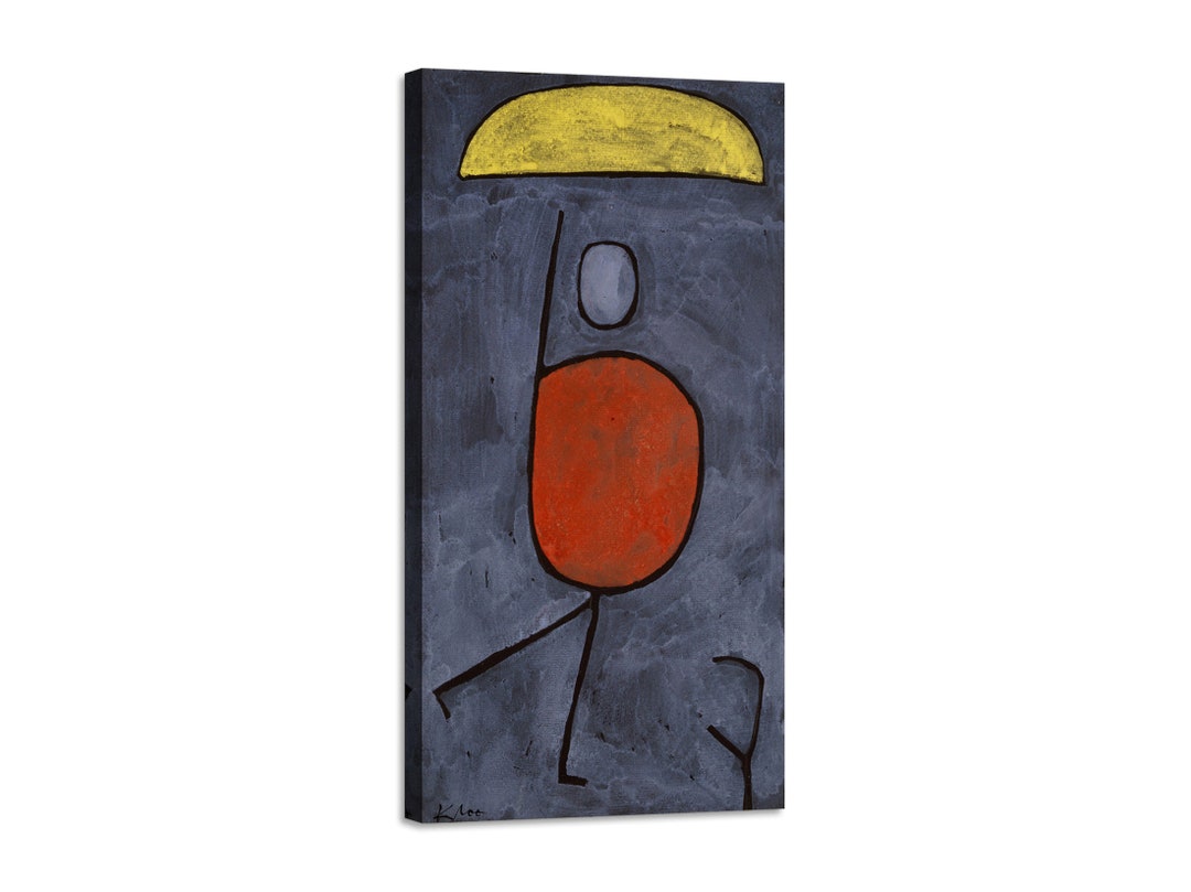 Canvas Picture With Wooden Frame Paul Klee - With Umbrella 3D Printed ...