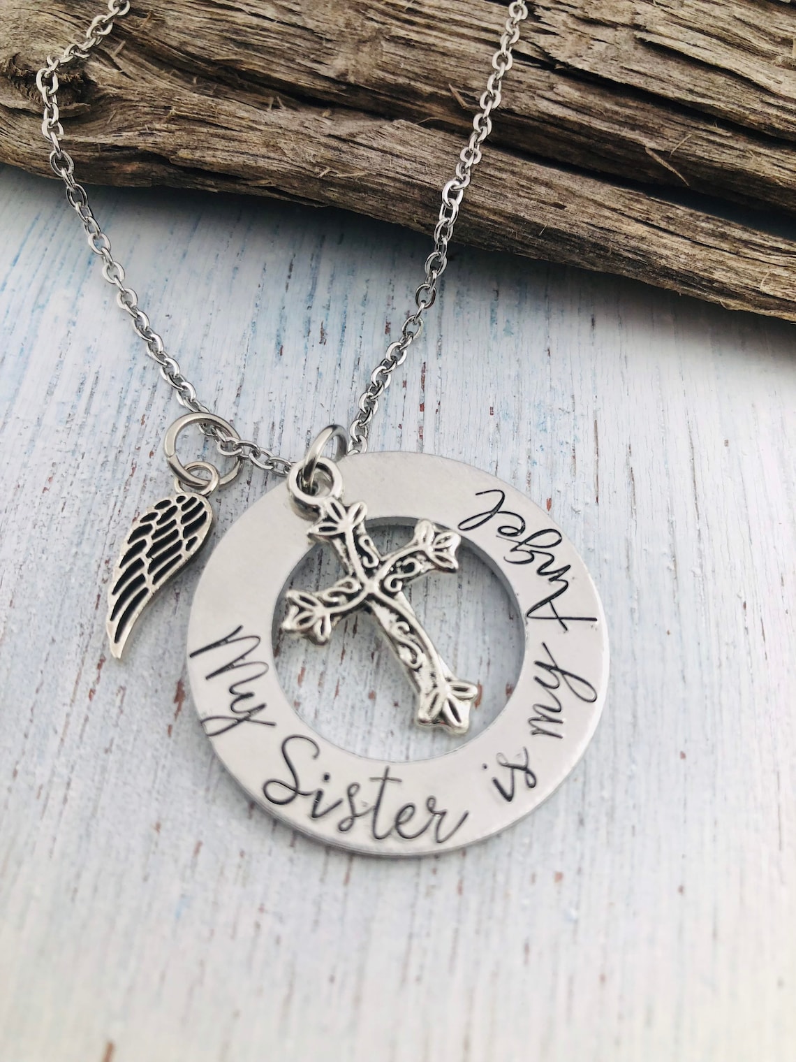 Loss of Sister Gift Memorial Necklace for Sister Passed Away | Etsy