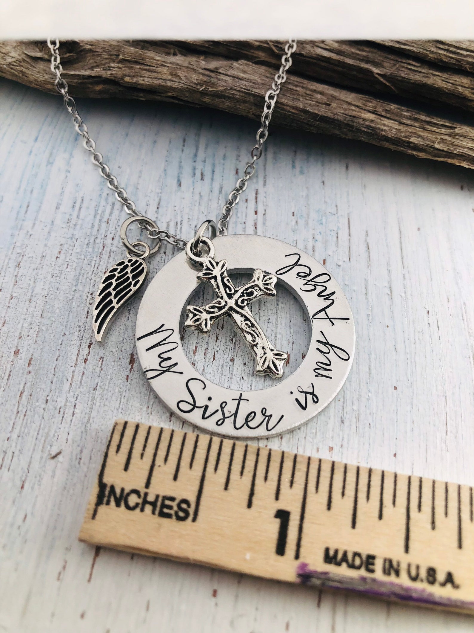 Loss of Sister Gift Memorial Necklace for Sister Passed Away | Etsy