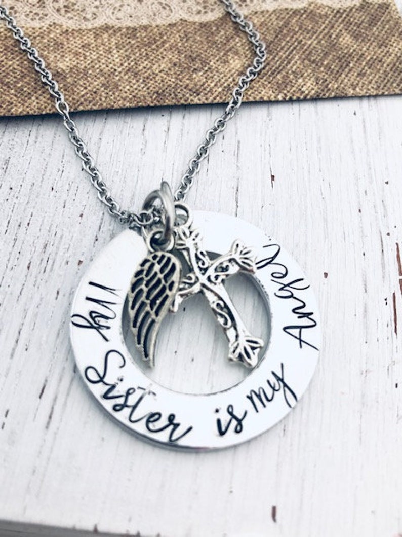 Loss of Sister Gift Memorial Necklace for Sister Passed - Etsy