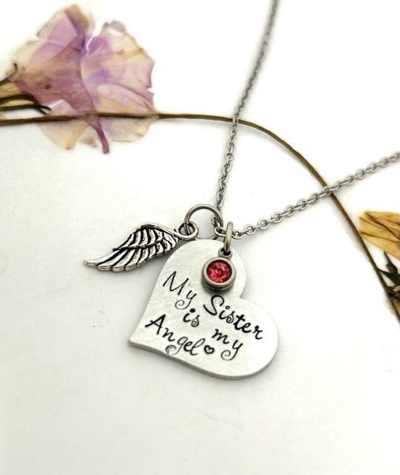 Loss of Sister Gift Memorial Necklace for Sister Passed - Etsy