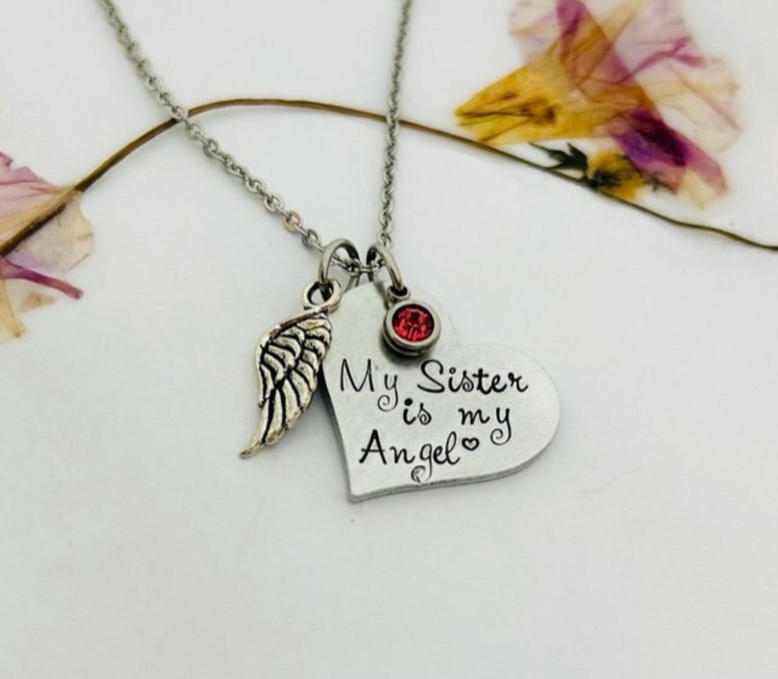 Loss of Sister Gift Memorial Necklace for Sister Passed - Etsy