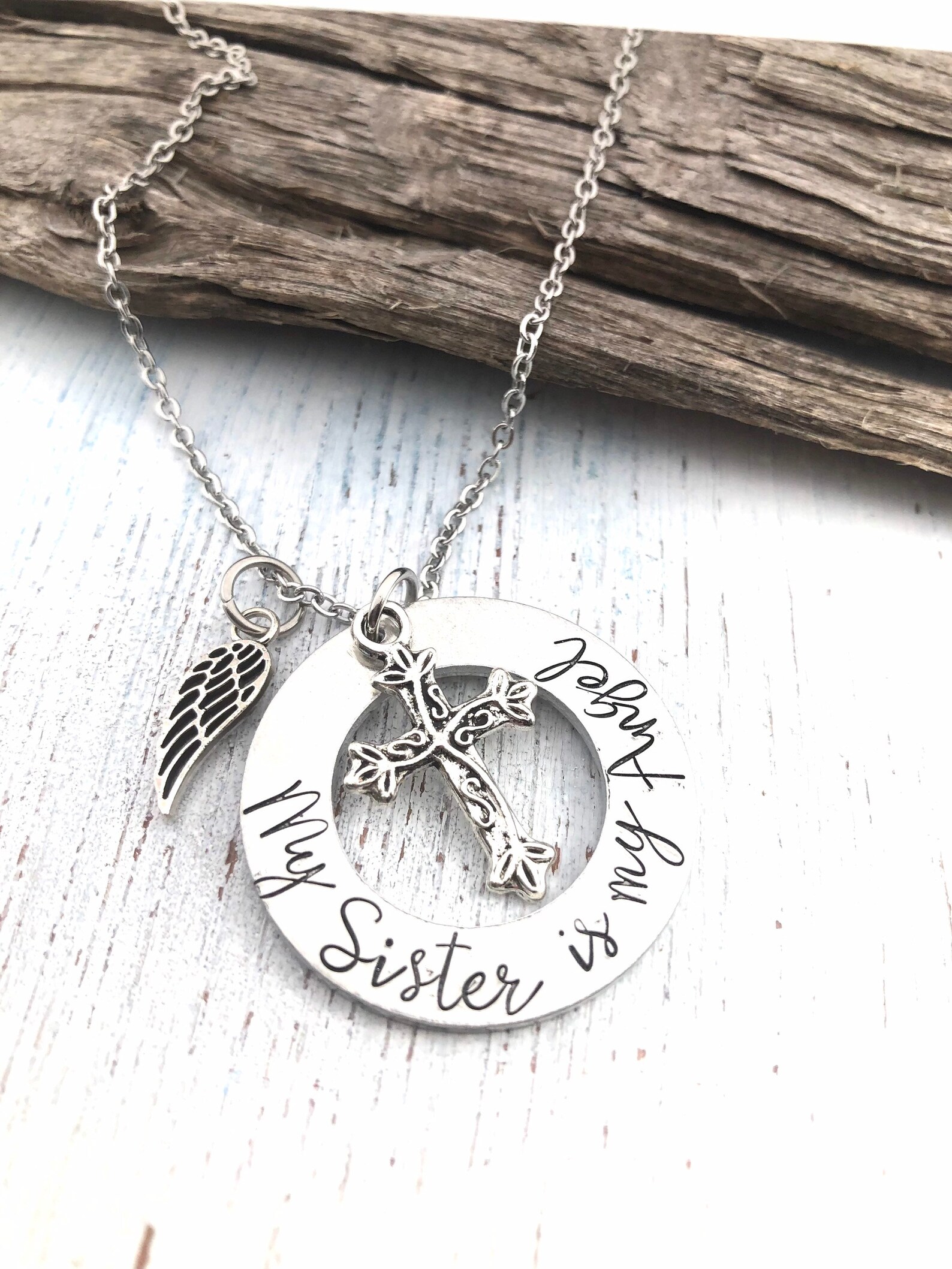 Loss of Sister Gift Memorial Necklace for Sister Passed - Etsy