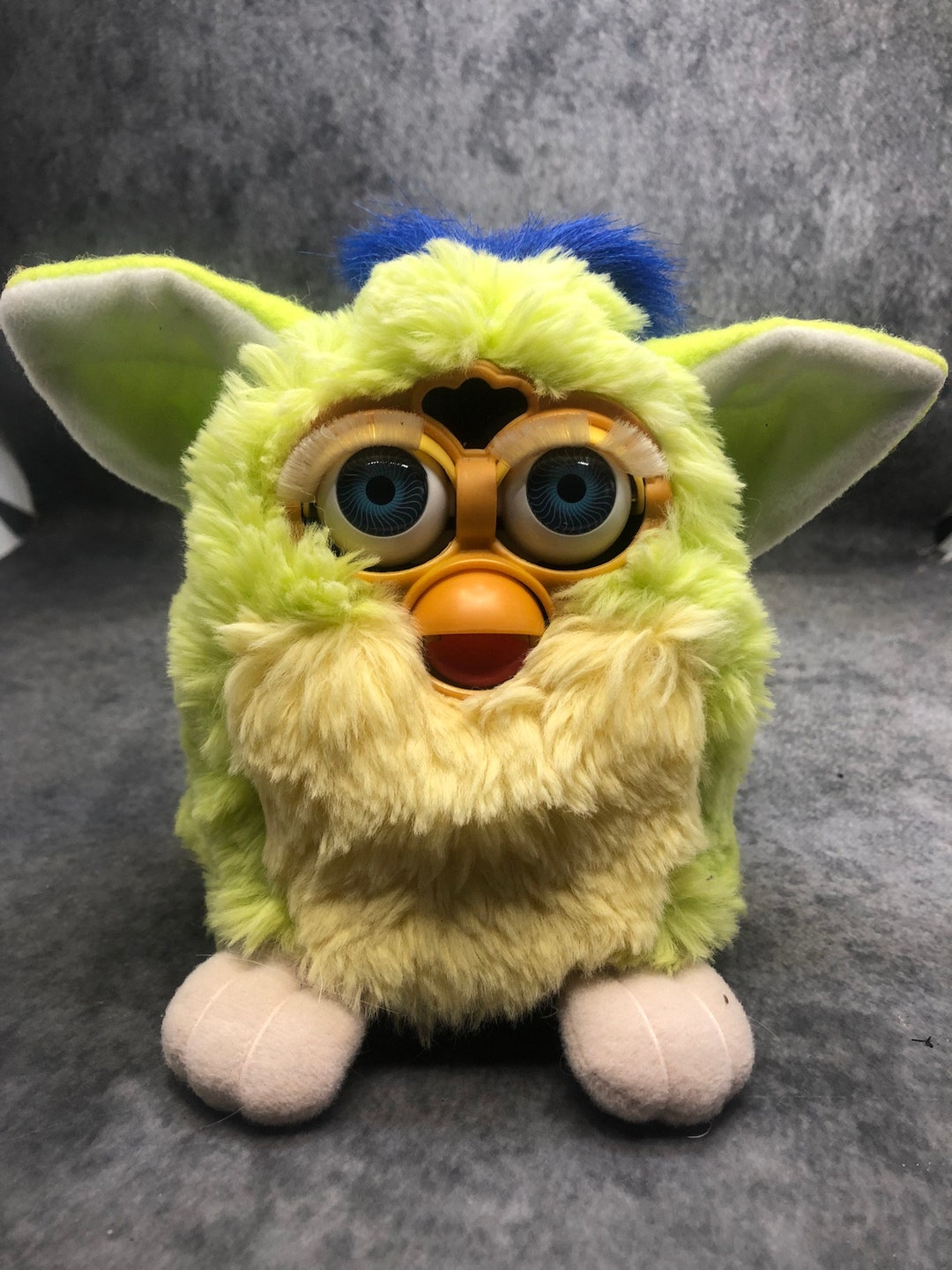 Kiwi Furby 1998 Yellow Green Tomy Green Vintage Furby Kiwi - Etsy