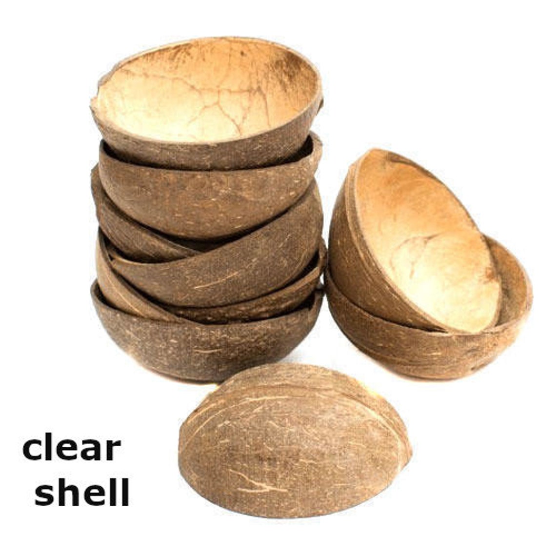 4 piezas de concha de coco ecológica mitades 100% orgánicas - Etsy España