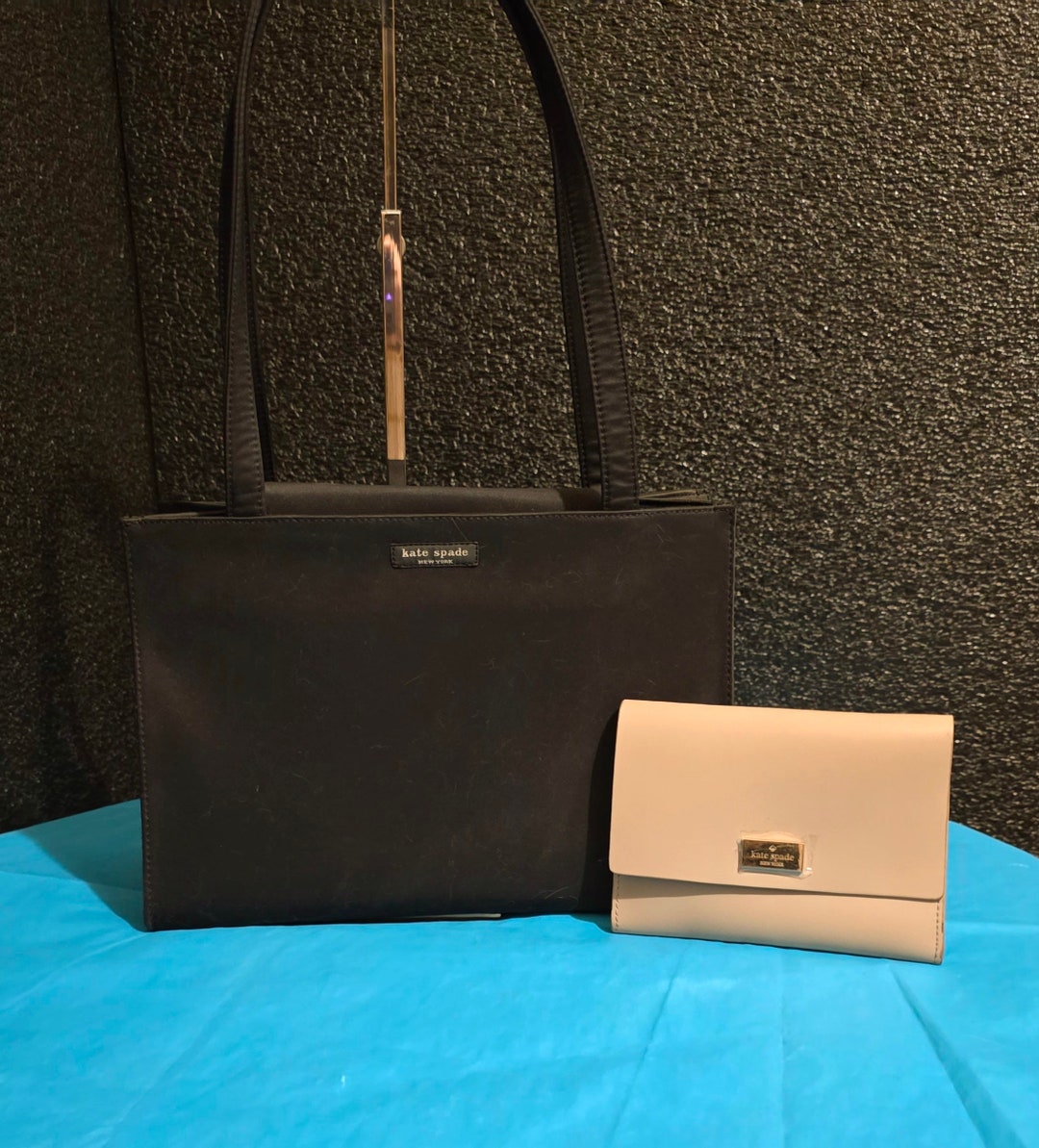 Kate Spade Vintage Iconic Black Sam Bag Box Satchel Tote Shoulderbag ...