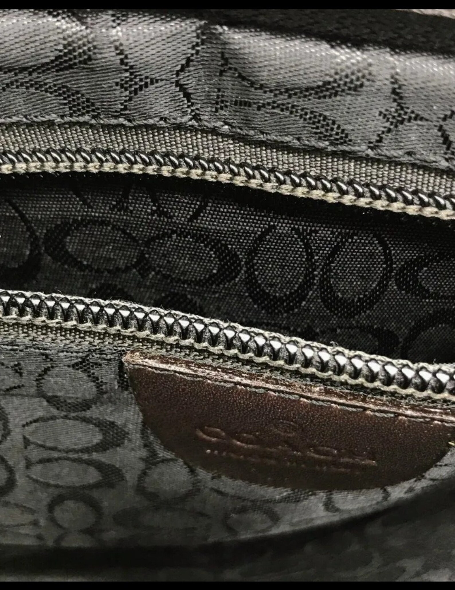 Coach Vintage Italian Bon Voyage Signature Belt Bag Fanny Pack Waist ...