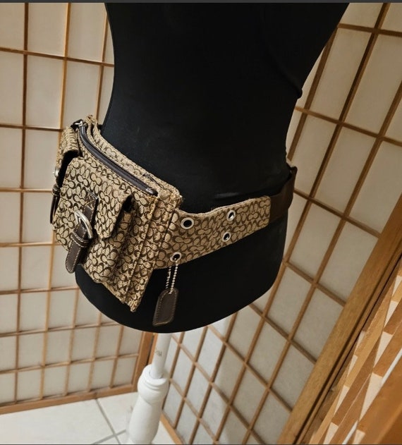 Coach Vintage Italian Bon Voyage Signature Belt Bag F… - Gem