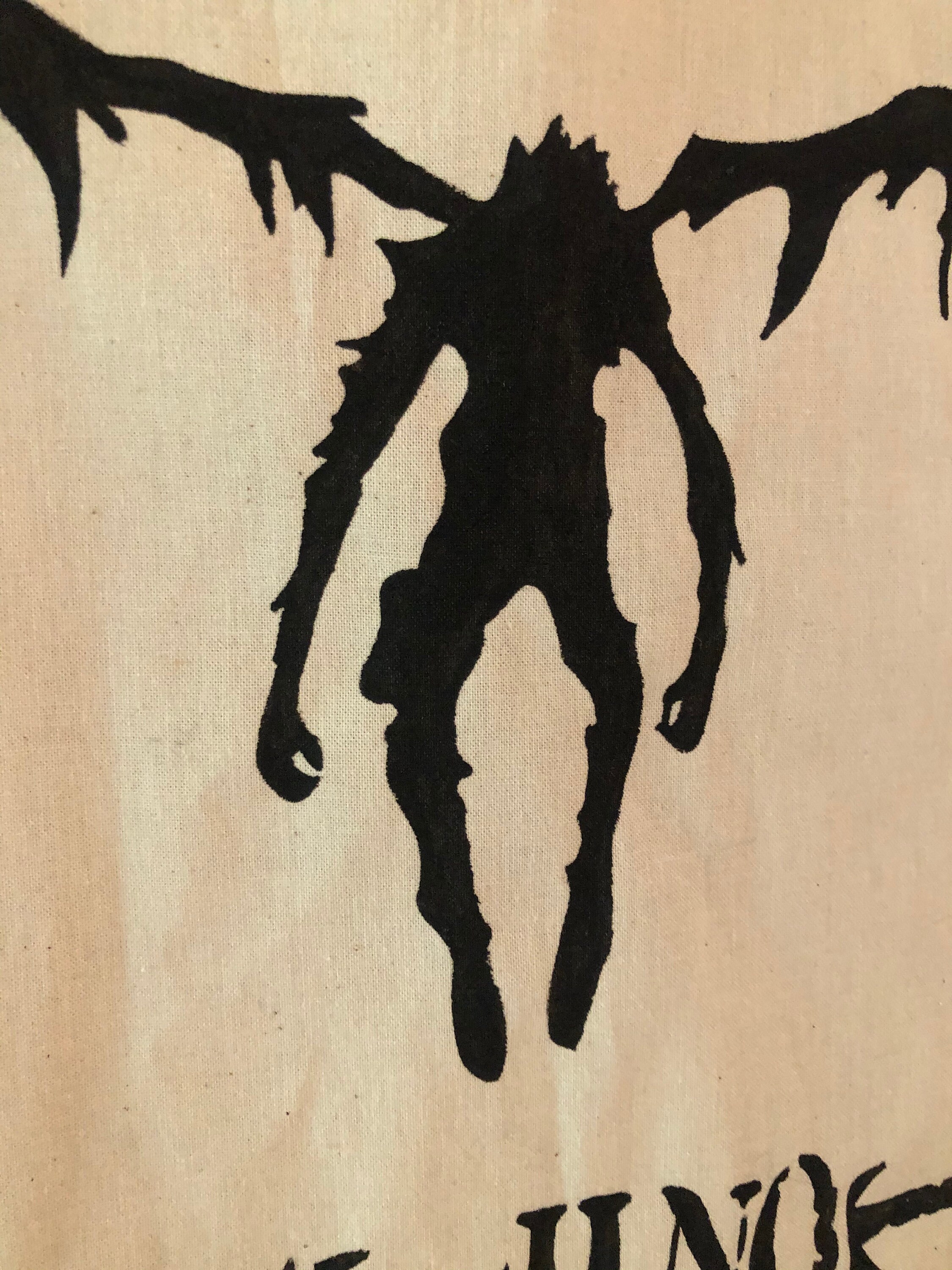 Tote Hand lackierte Bag Ryuk x Death Note | Etsy