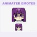 Sousou No Frieren ANIMATED EMOTE ||angry Fern Cute Anime Emote for ...