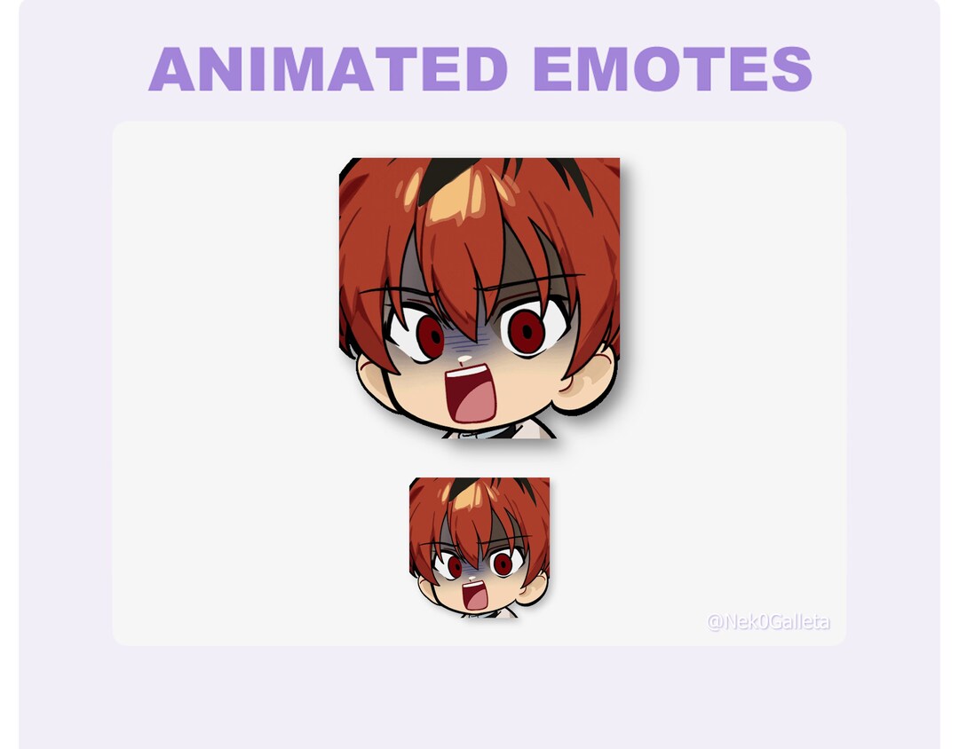 Sousou No Frieren ANIMATED EMOTE ||scared Stark Cute Anime Emote for ...