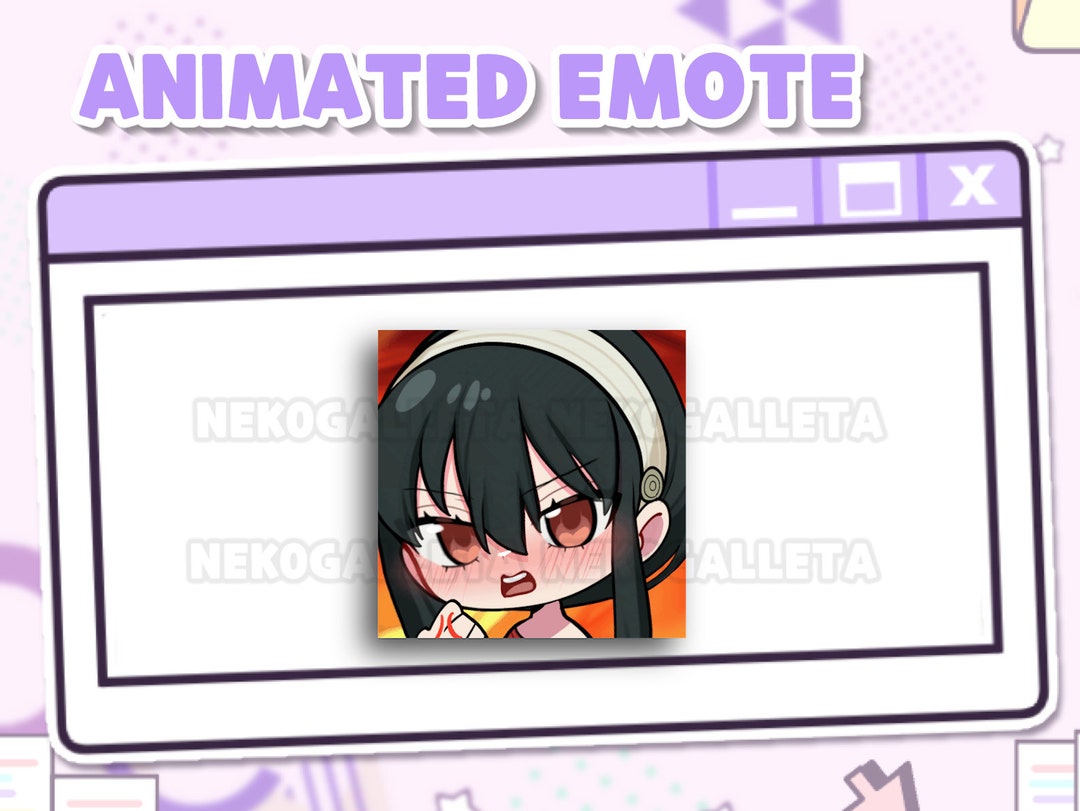 ANIMATED Emote - Drunk YOR /cute Anime Emote for Twitch - Etsy