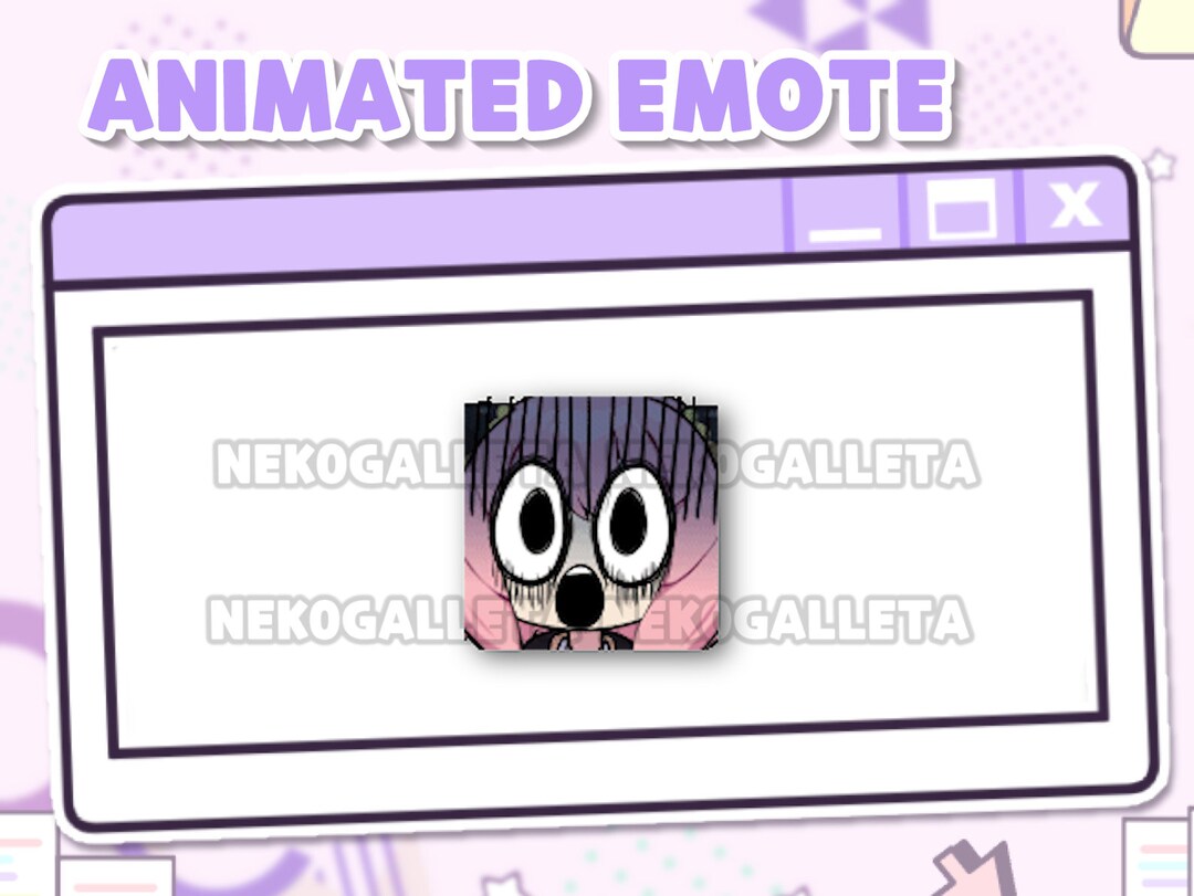 ANIMATED Emote - Scared ANYA /cute Anime Emote for Twitch - Etsy Canada