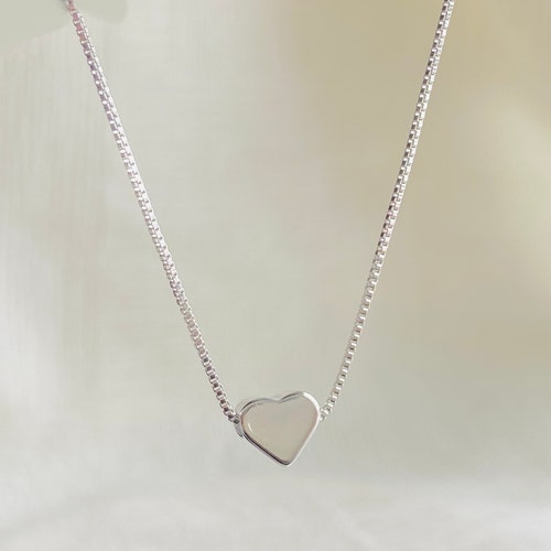 Tiny Fish Sterling Silver Necklace Silver Choker Necklace - Etsy