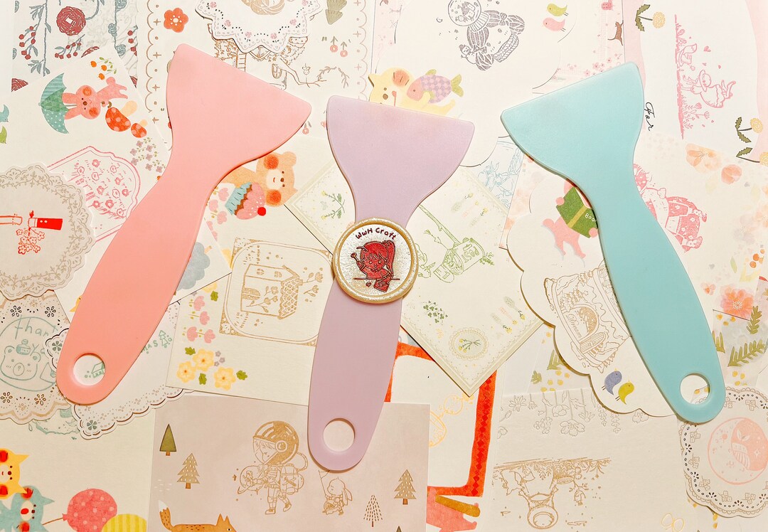 Washi Tape Sample & Stickers and More Flatten Tool - 3 Colors/pink ...