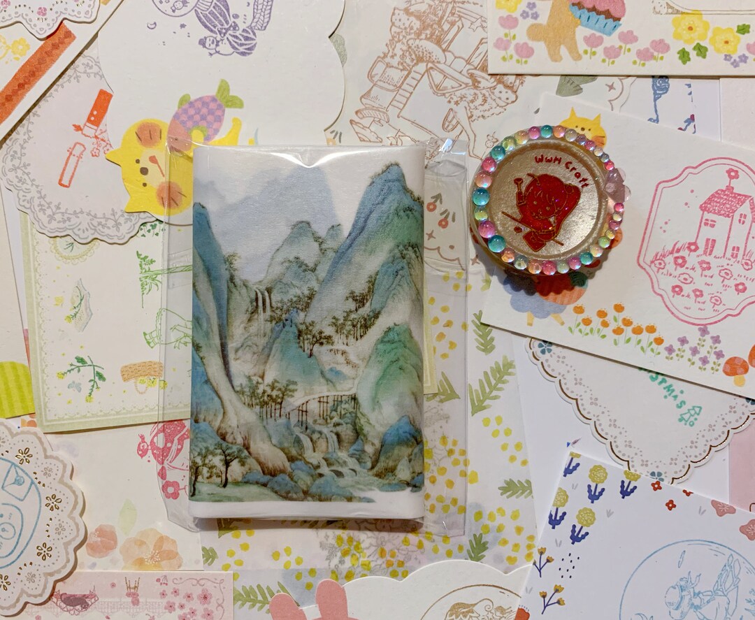 Washi Tape Sample - the Imperial Palace - Wash Painting - 8cm*100cm ...