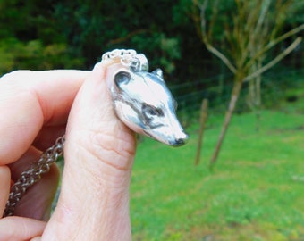 Badger Necklace - Etsy