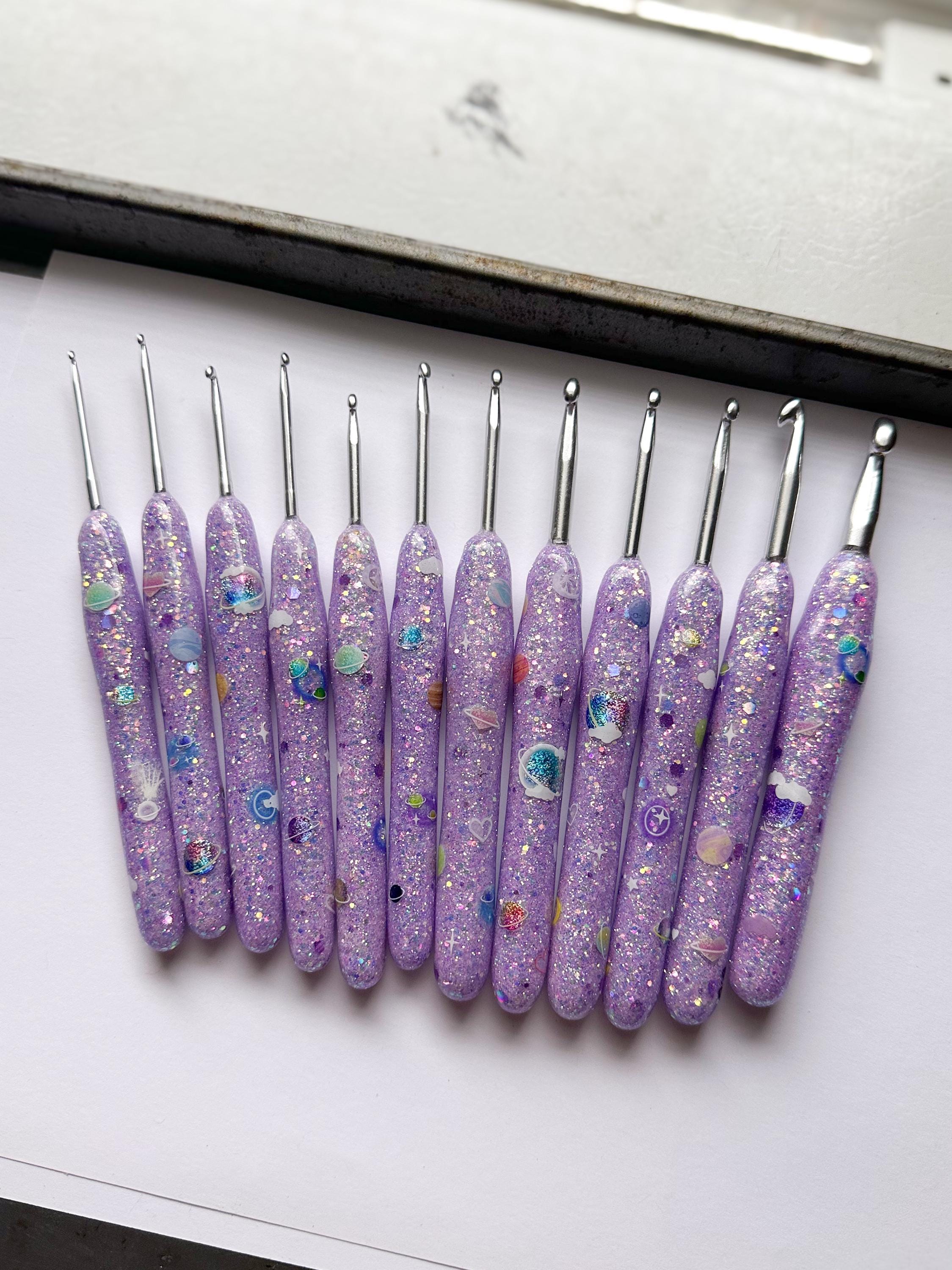 Custom Crochet Hook Set • 10 Piece Hand Painted Custom Hook Set - Etsy