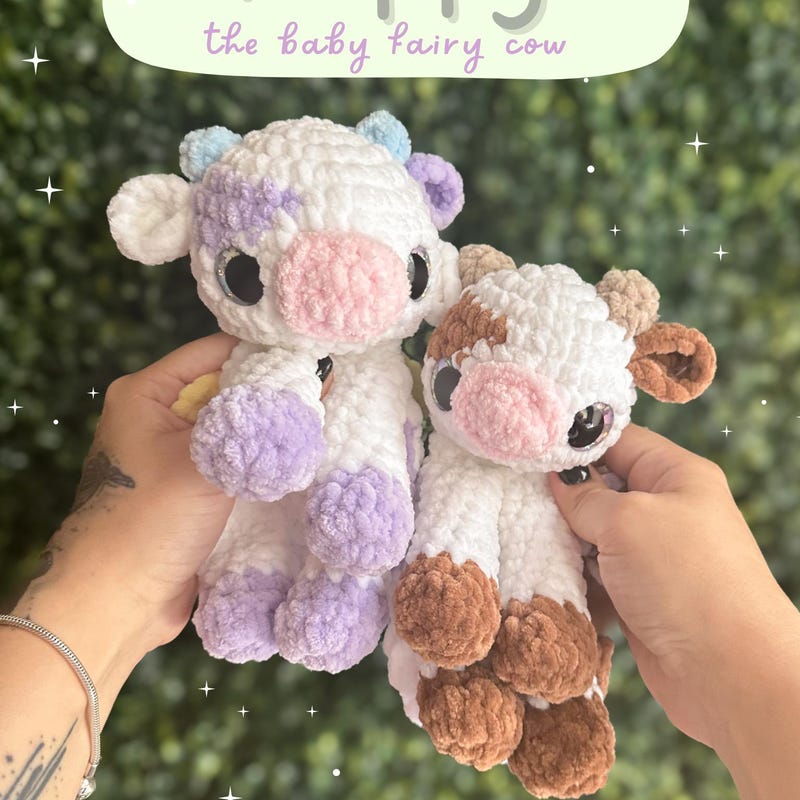 Cottagecore Cow Plush - Etsy UK