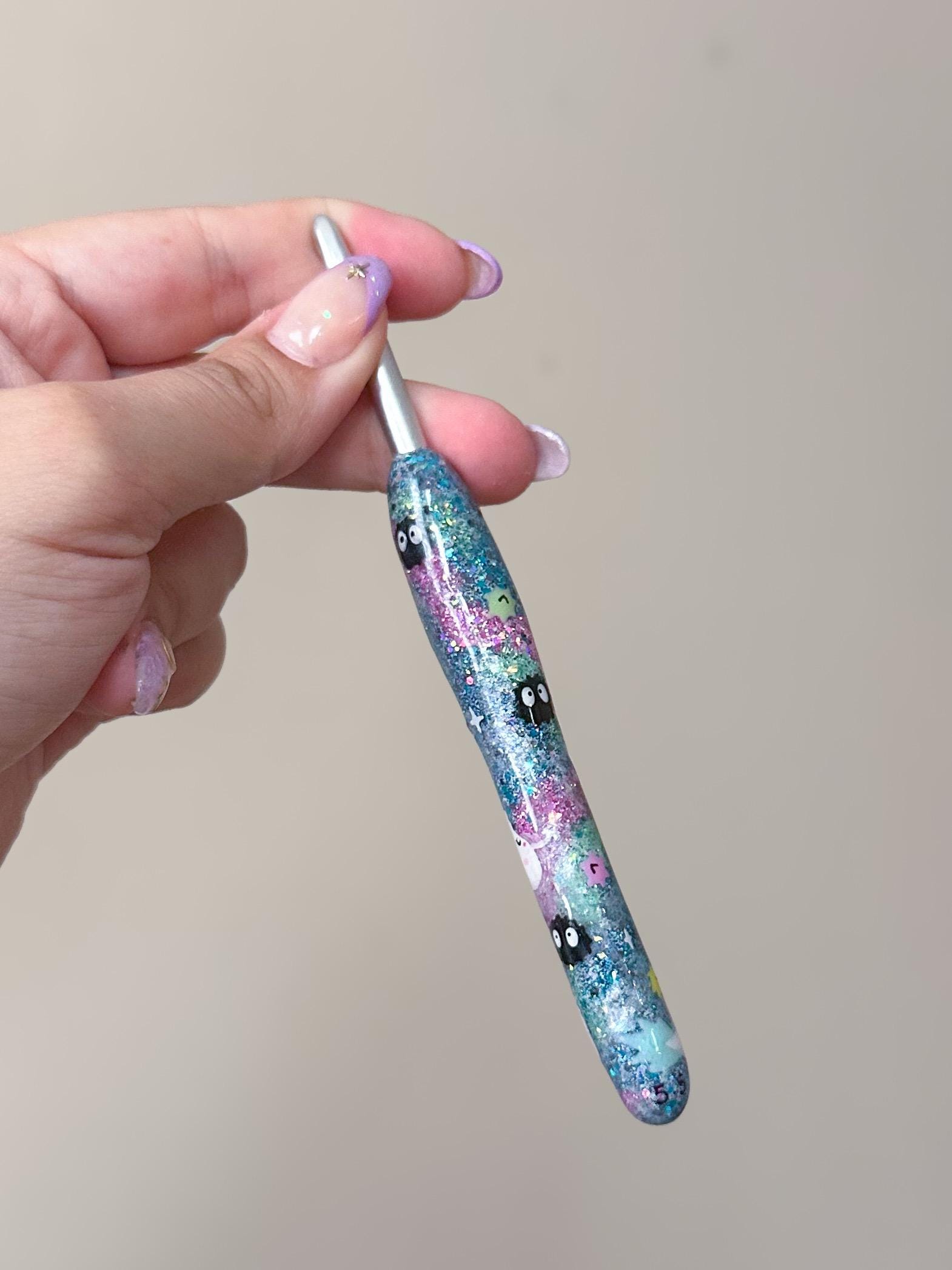 Custom Crochet Hook Set • 10 Piece Hand Painted Custom Hook Set - Etsy