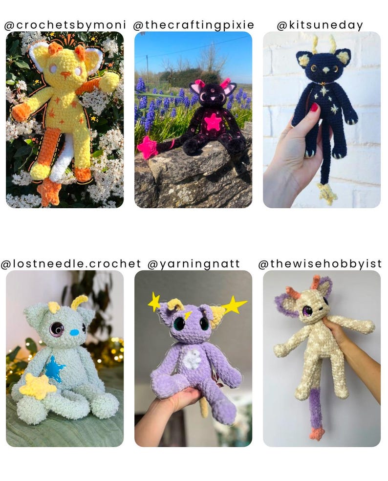 Crochet Pattern • Callisto the Space Cat - Etsy