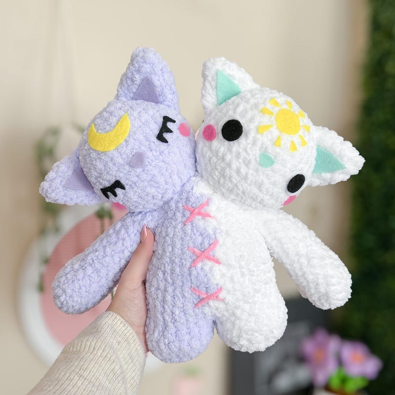 Two Headed Cat - Etsy