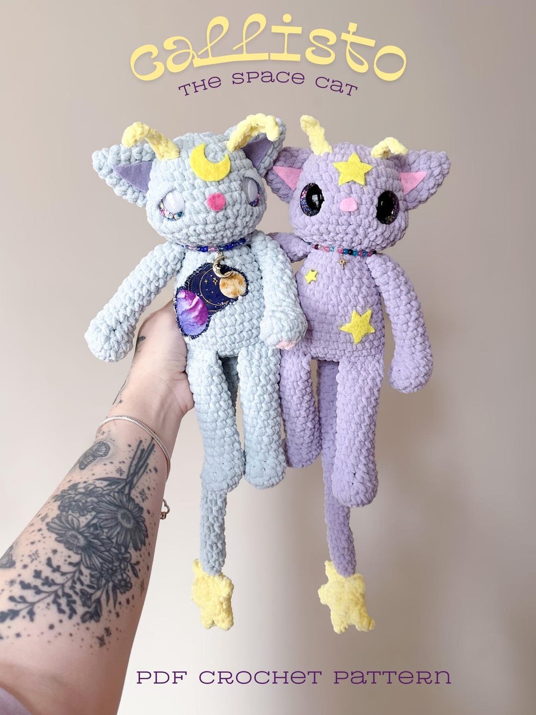 Crochet Pattern • Callisto the Space Cat - Etsy